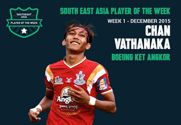 "Messi Campuchia" được bầu là "Cầu thủ Đông Nam Á ấn tượng nhất tuần"