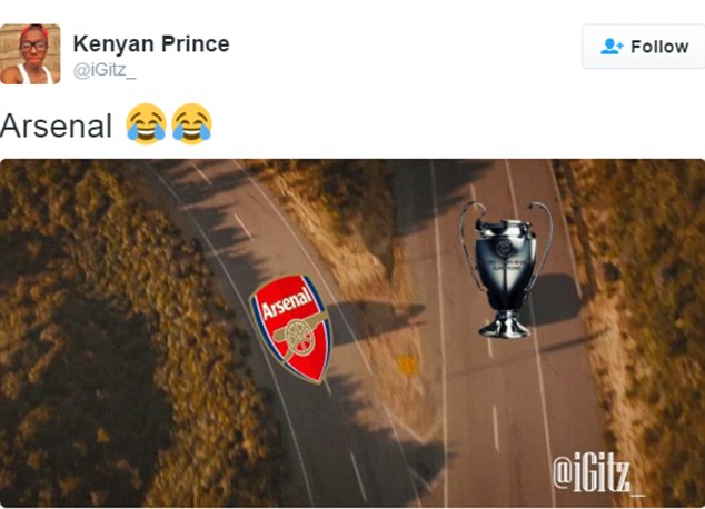Arsenal bị "troll" nhiệt tình sau trận thua Barcelona