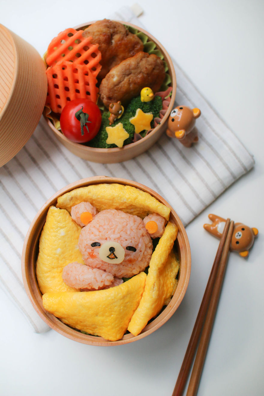 Dụ dỗ bé ăn ngon cùng cơm hộp bento hoạt hình siêu cấp đáng yêu