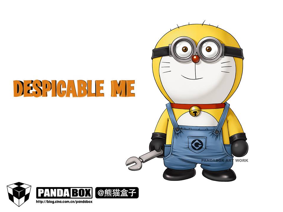 Mèo máy Doraemon trông ra sao khi vào vai các nhân vật phim ảnh hiện đại?