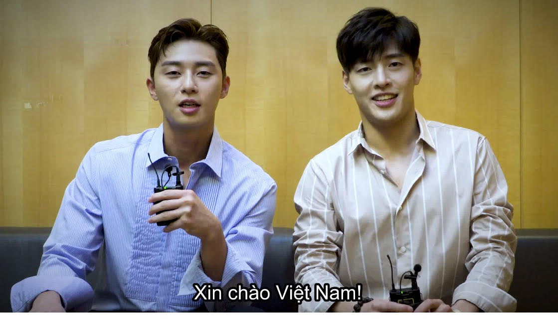 Park Seo Joon, Kang Ha Neul nói "Xin chào" bằng tiếng Việt cực dễ thương