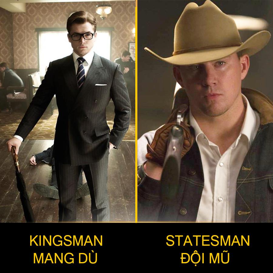 "Kingsman: The Golden Circle": Statesman và Kingsman, ai chất hơn ai?