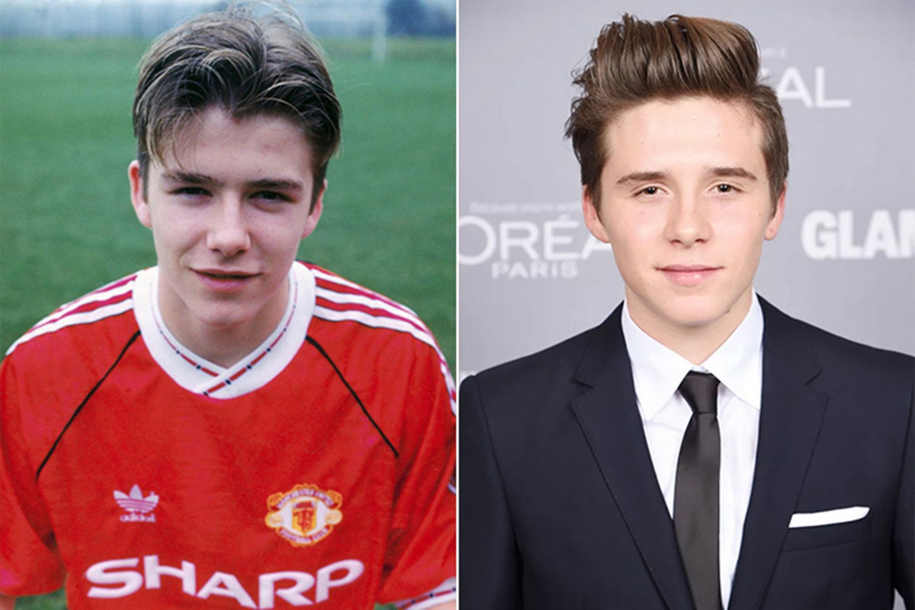 Các ngôi sao và những người con giống nhau "không thể lẫn được" khi so ...