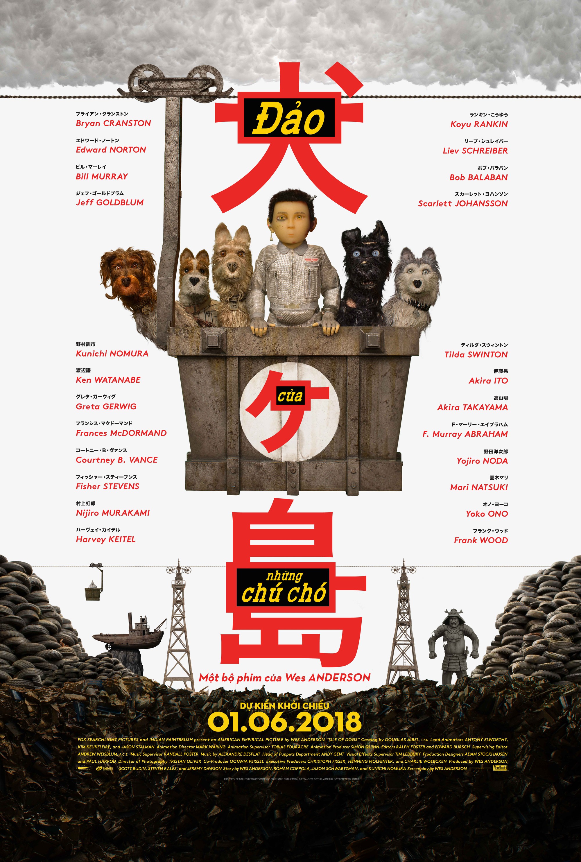 Vén màn hậu trường công phu cho hoạt hình "Isle of Dogs"