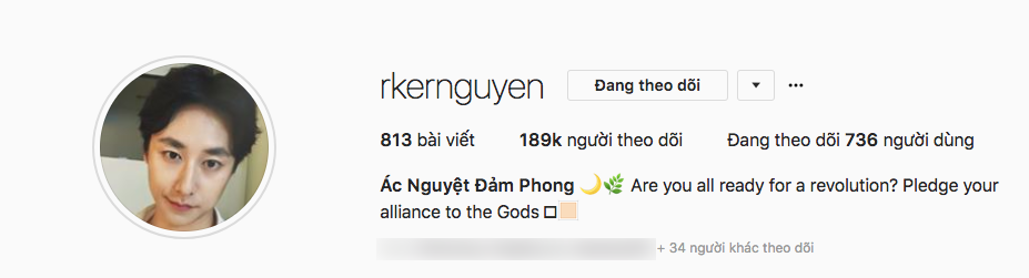 Tên Instagram của Rocker Nguyễn hay đến thế, vậy mà search Google sao ...