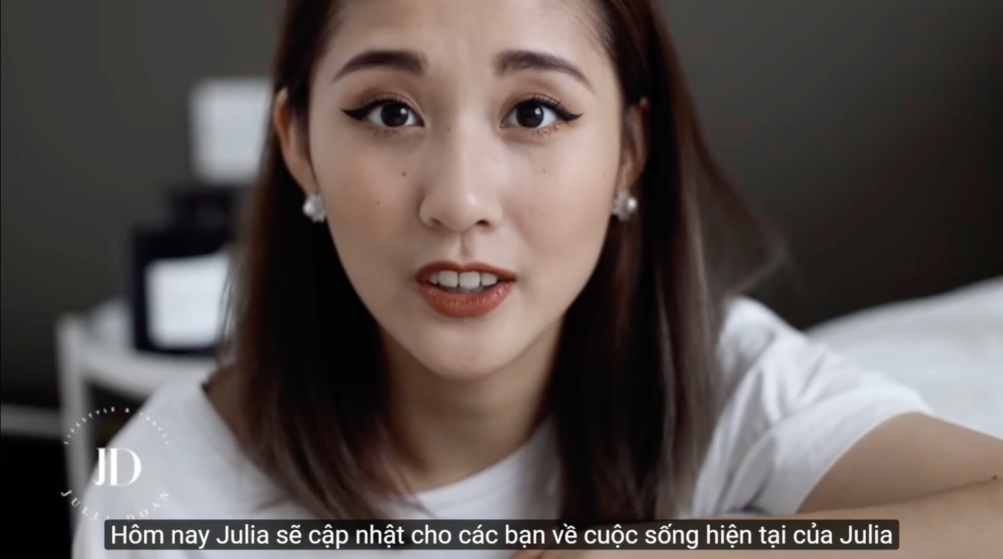 Xuất hiện trong vlog mới, Julia Đoàn không kiềm được nước mắt khi nói về cảm giác lần đầu được ...