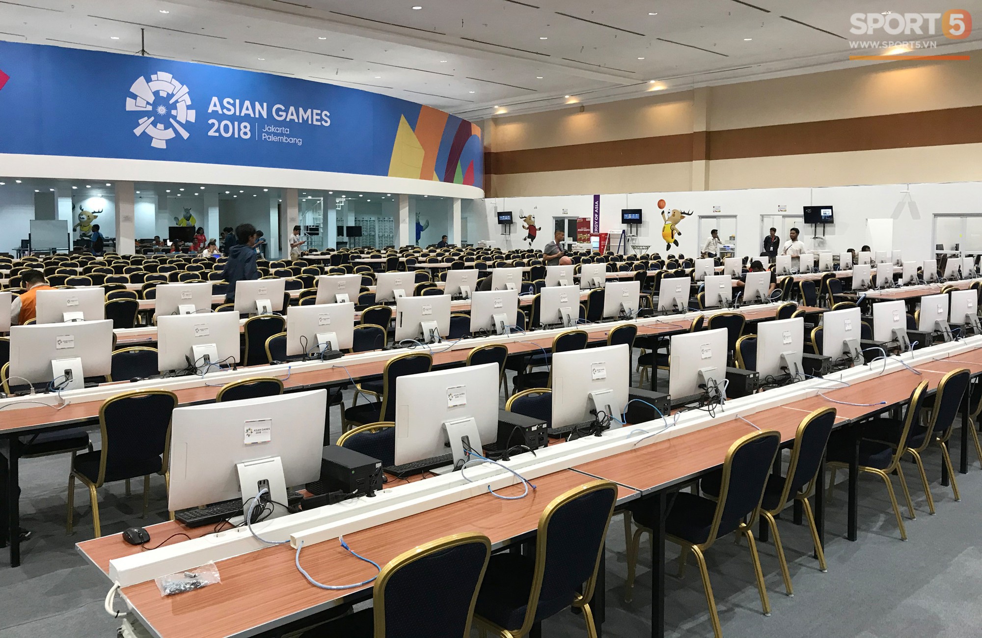 Asiad 2018: Trung tâm báo chí hiện đại đủ sức chứa 7.000 người