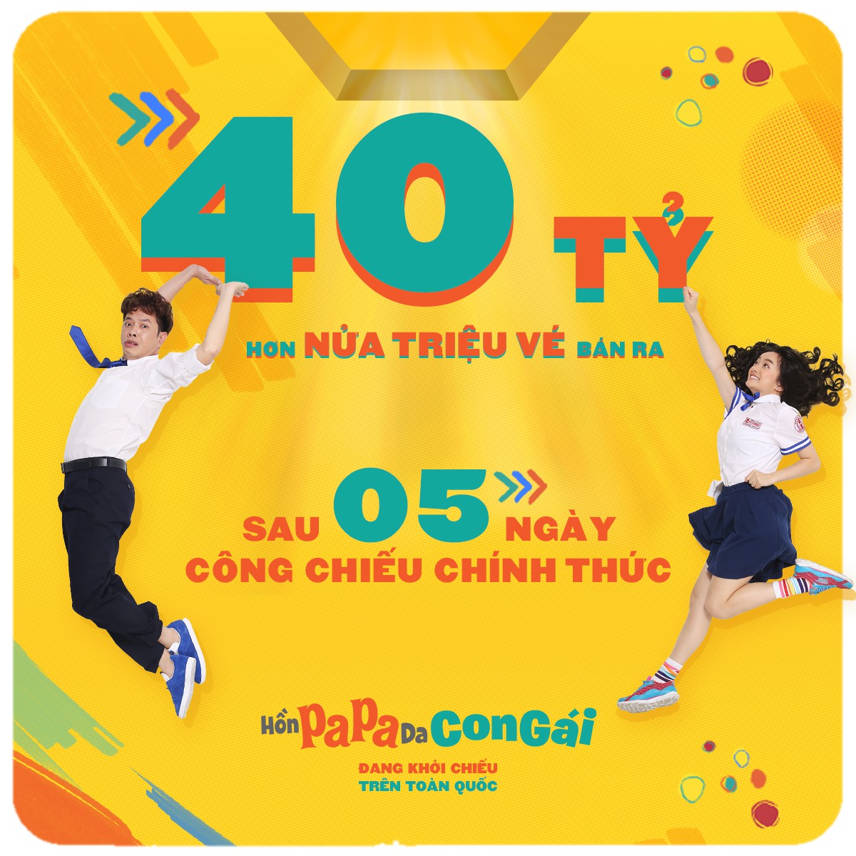 Gây tranh cãi về nội dung, "Hồn Papa Da Con Gái" vẫn thu về 40 tỷ chỉ ...