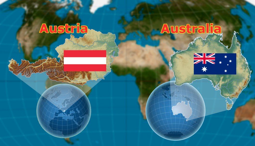 Australia và Austria: Có điều gì liên quan đằng sau hai cái tên gần ...