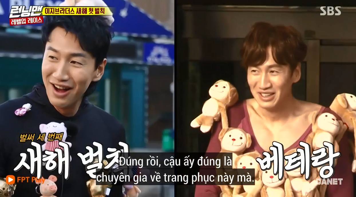 Running Man 433: Lee Kwang Soo, Ji Suk Jin thực hiện hình phạt đầu năm