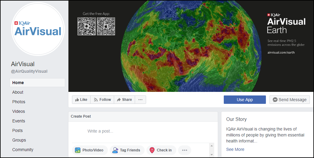 AirVisual comeback về store Việt Nam, kích hoạt page facebook