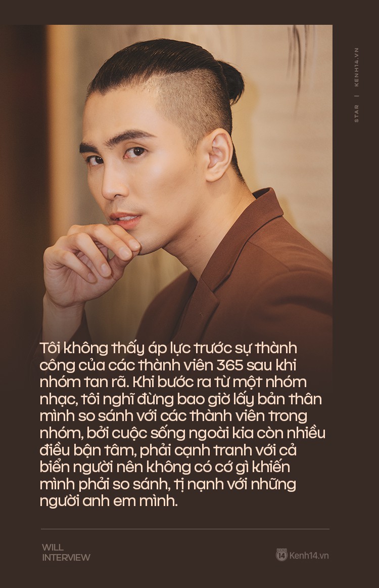 Will (365): “Tôi không áp lực trước thành công của các thành viên nhóm ...
