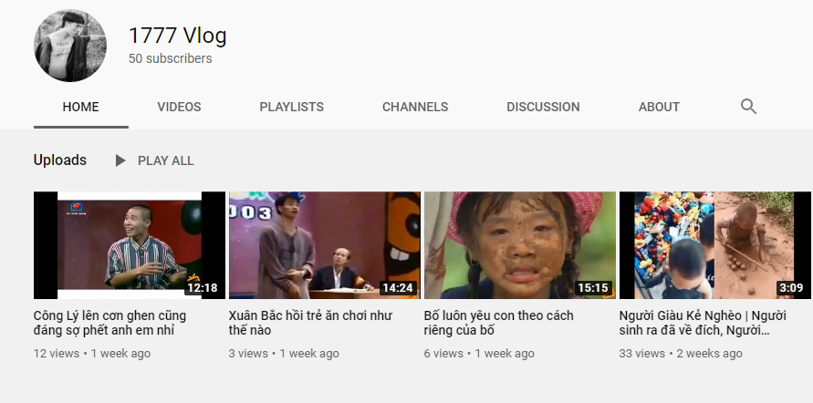 1977 Vlog bị nhái hàng loạt trên YouTube, hết 1997 lại đến 1777