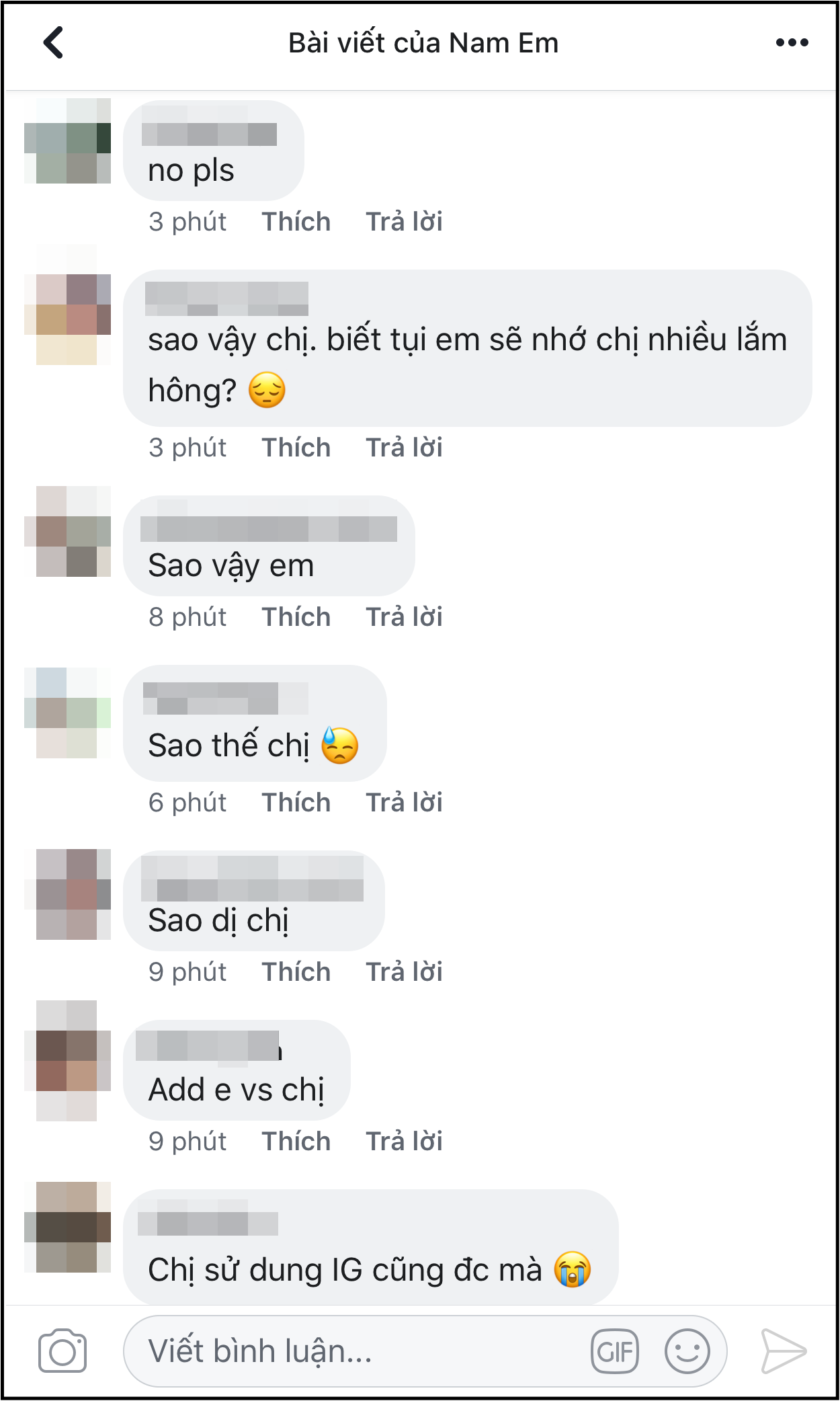 Nam Em tuyên bố dừng dùng Facebook sau một thời gian dài, chuyện gì đây?