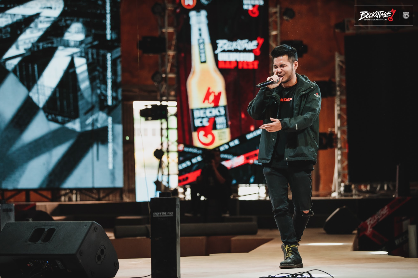 Tổng duyệt sân khấu chung kết trước giờ G của Beck