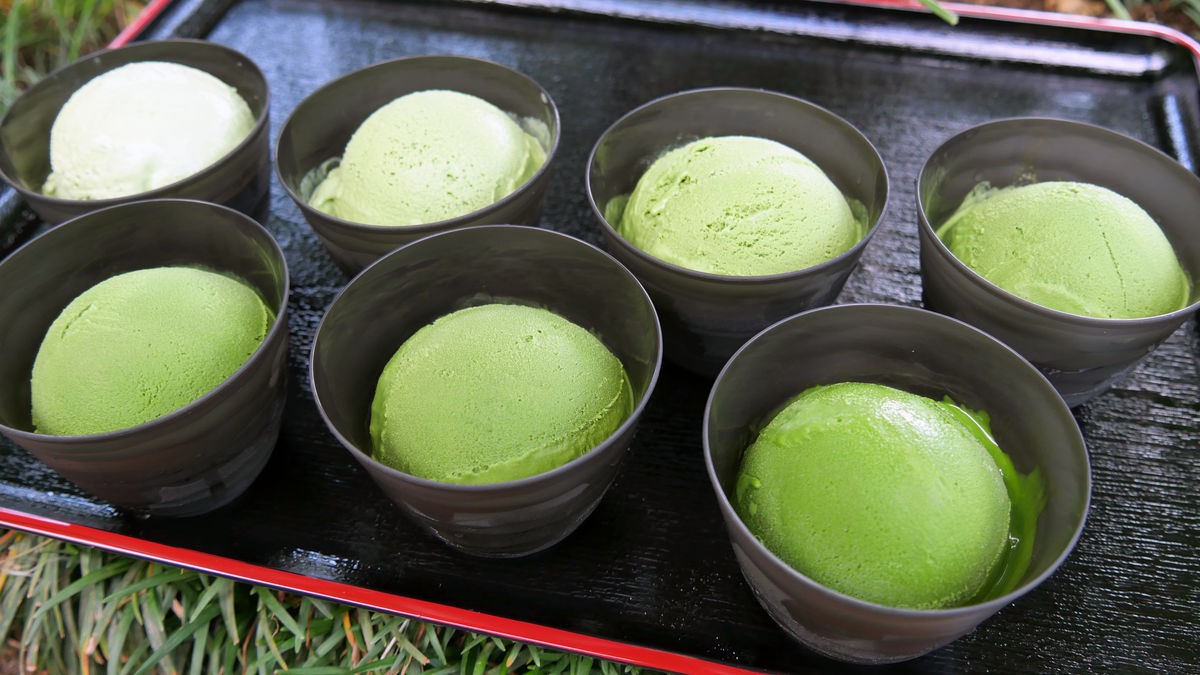 Kem matcha 7 cấp độ thách thức thực khách ở Nhật Bản