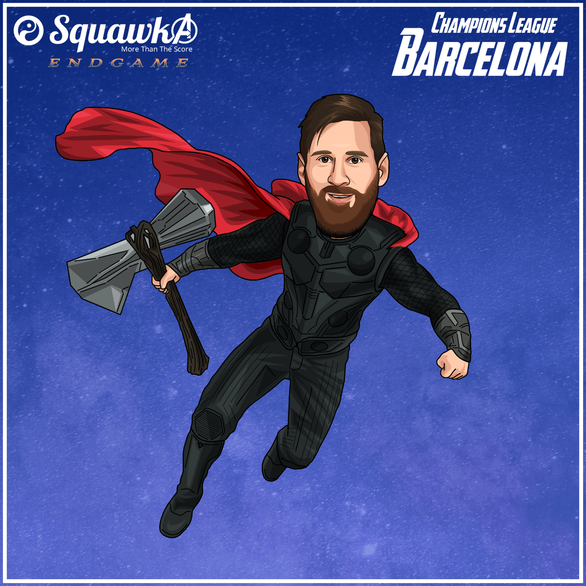 Rốt cuộc, Messi là Thor, Superman hay Thanos?