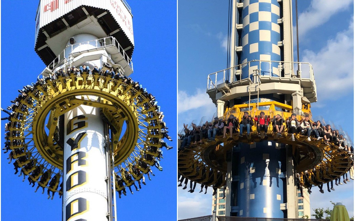 GYRO DROP, tin tức Mới nhất Có cho tiền cũng không dám thử: “Đu quay tử ...