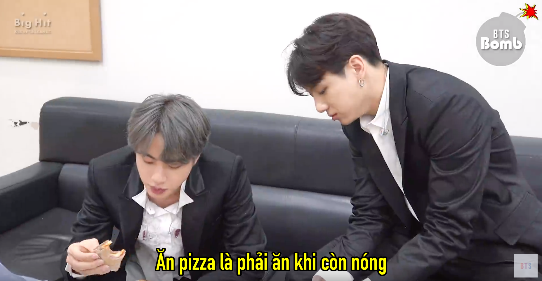 BTS ăn pizza thôi mà cũng sinh ra loạt chân lý