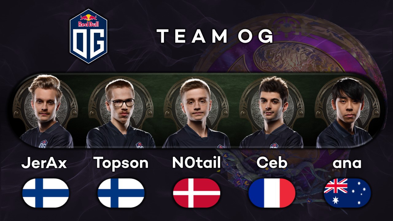 Nhà vô địch TI9 – OG đang đứng đầu hàng ngũ kiếm tiền của nền Esports