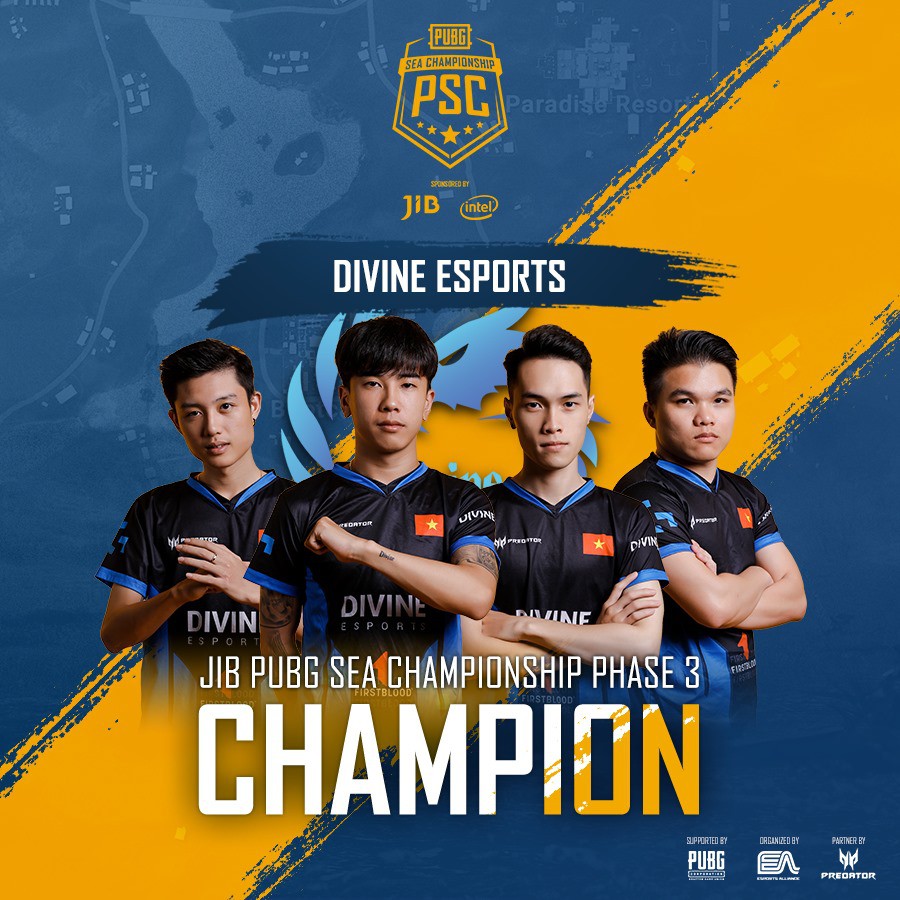 Divine Esports vô địch giải PUBG với tiền thưởng hơn 1 tỷ đồng, lần đầu ...