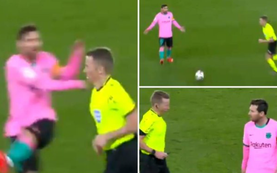 MESSI SÚT BÓNG VÀO TRỌNG TÀI, tin tức Mới nhất Hành động xấu xí của ...