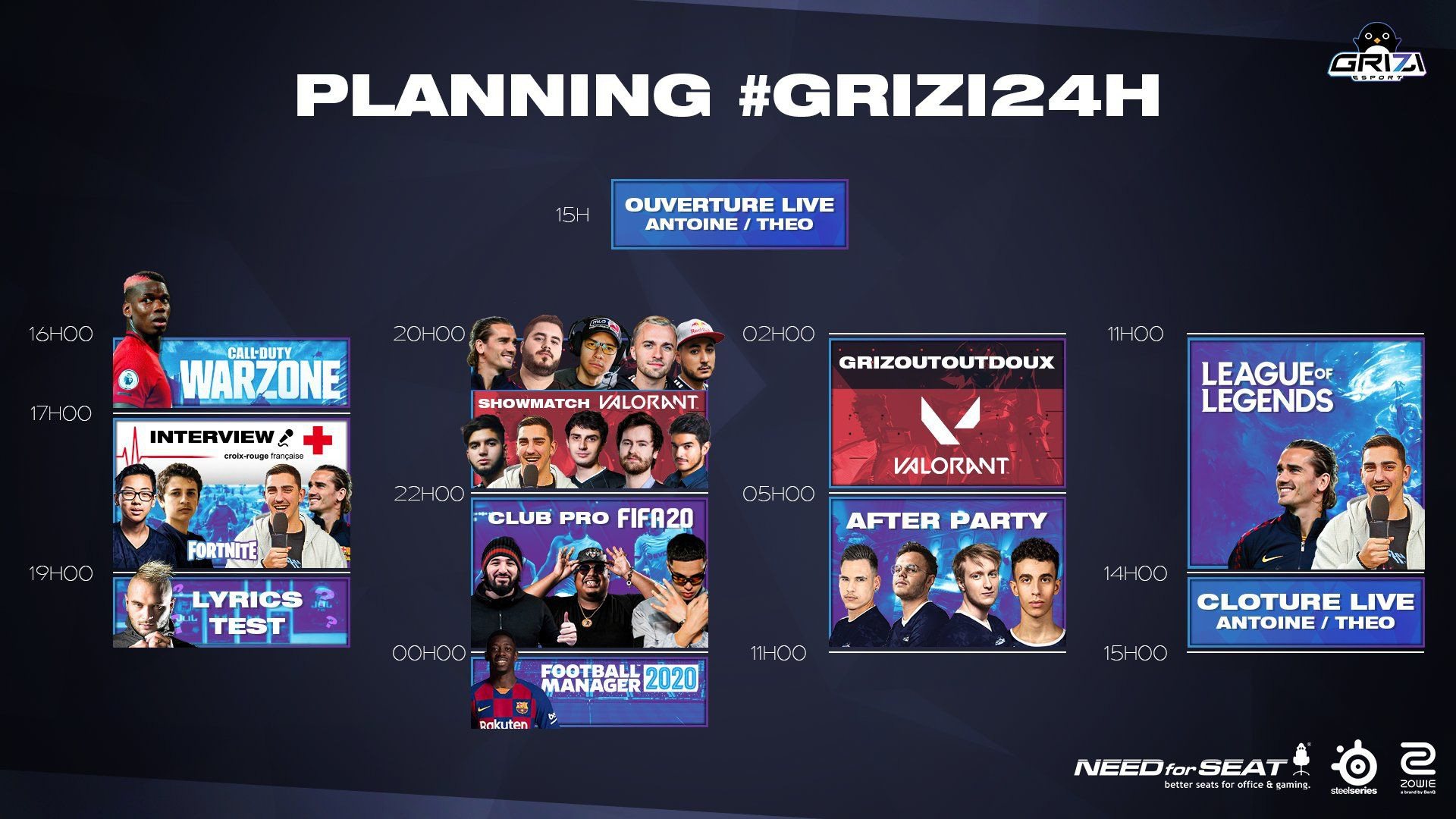 Antoine Griezman và Paul Pogba livestream gần 24h, gây quỹ hơn 700 ...