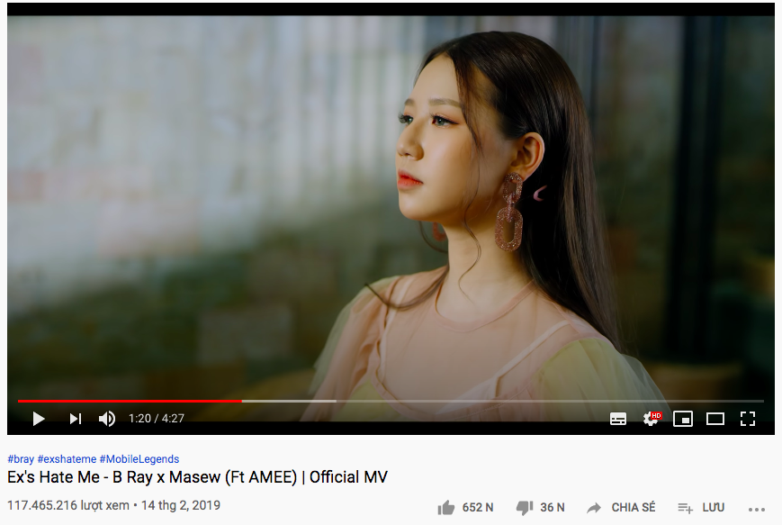 AMEE "thả thính" phần 2 MV ca khúc từng lần đầu kết hợp cùng B Ray