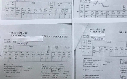 PHIẾU SIÊU ÂM TIM CỦA PHI CÔNG, tin tức Mới nhất Xác minh, xử lý nghiêm ...