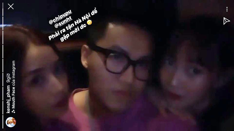 Kenshj Phạm bay ra Hà Nội hội ngộ Chi Pu và SunHt, không quên quay ...