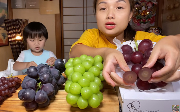 NHO RUBY, tin tức Mới nhất Quỳnh Trần JP mạnh tay chi tiền mua nho đắt ...