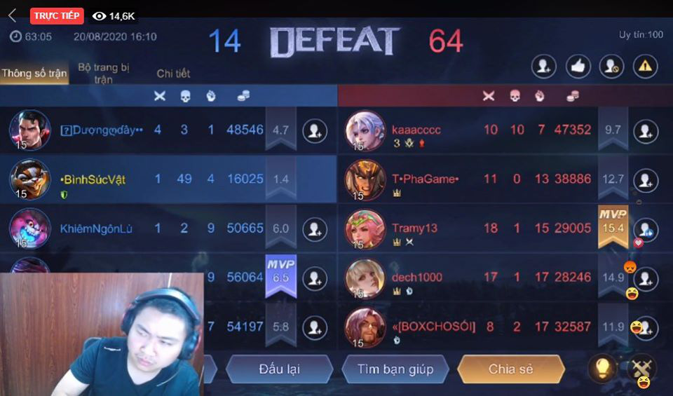 Kỷ lục Liên Quân: Streamer bị "củ hành" chết gần 50 mạng trong 1 trận ...