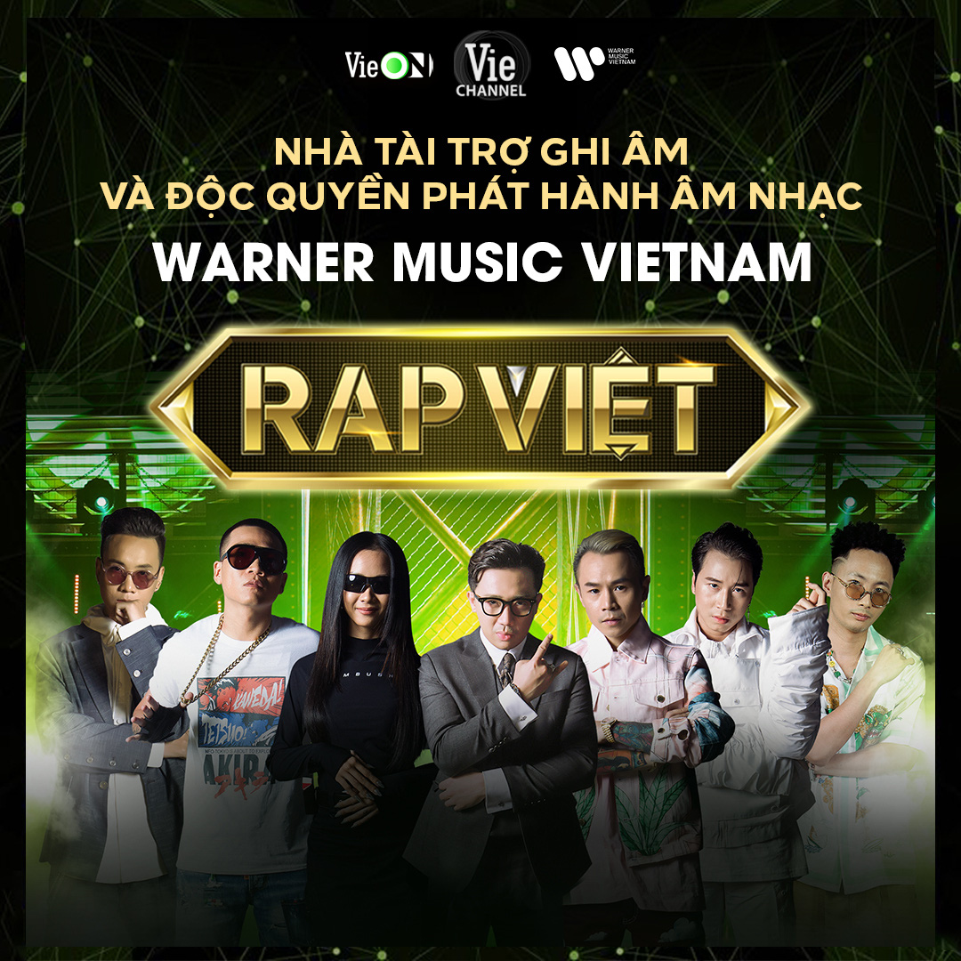 Warner Music Vietnam sẽ độc quyền phát hành các ca khúc trong Rap Việt ...