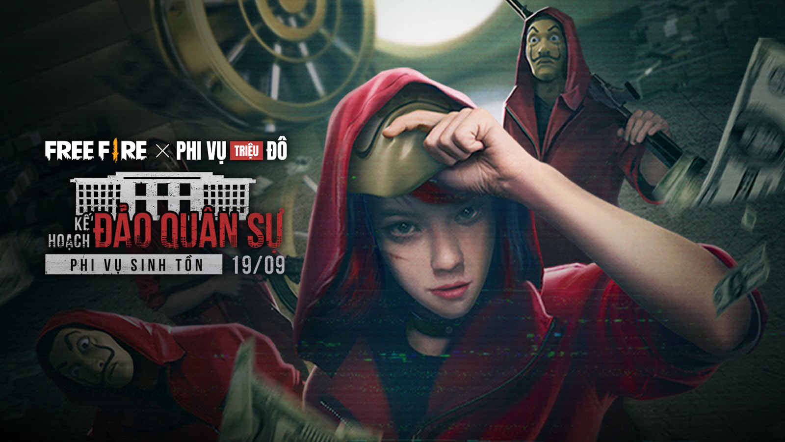 Free Fire bất ngờ công bố hợp tác cùng phim Phi Vụ Triệu Đô, game thủ ...