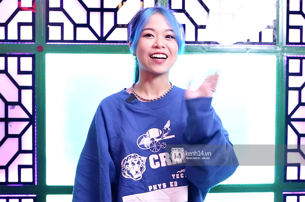 Tlinh khoe visual mới trong vòng thi tiếp theo của Rap Việt: Tóc xanh ...