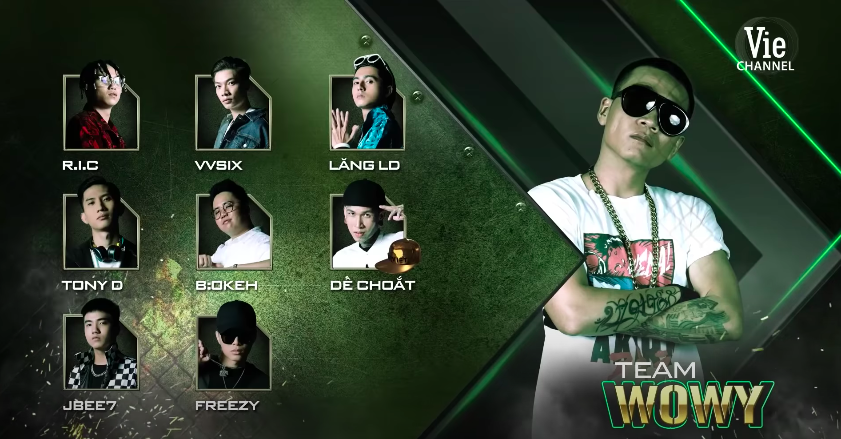 Team HLV Wowy sẵn sàng “khai hỏa” vòng Đối đầu Rap Việt, luật chơi ...