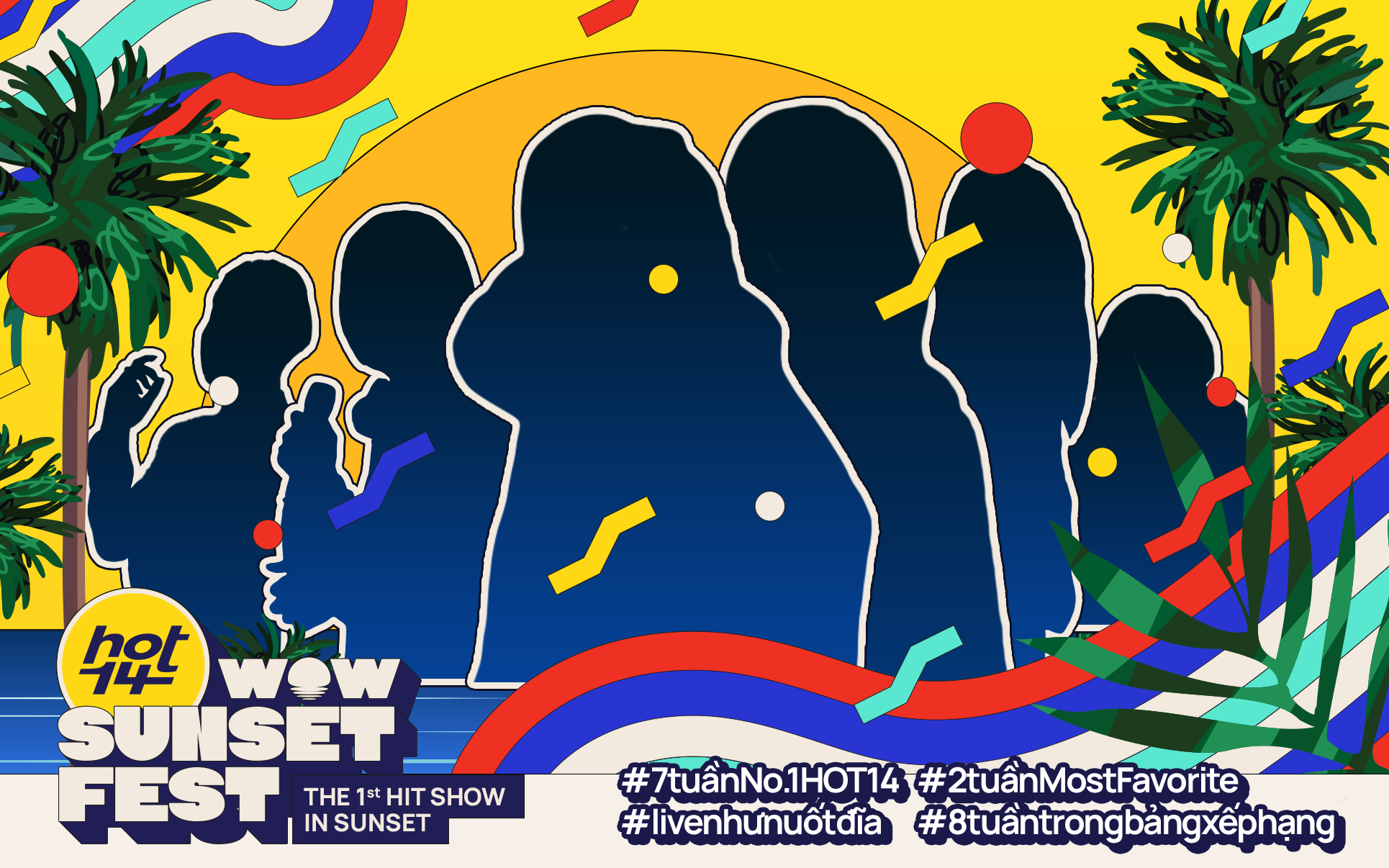 3 vé VIP cho ai dự đoán đúng line-up khủng của HOT14 WOW Sunset Fest