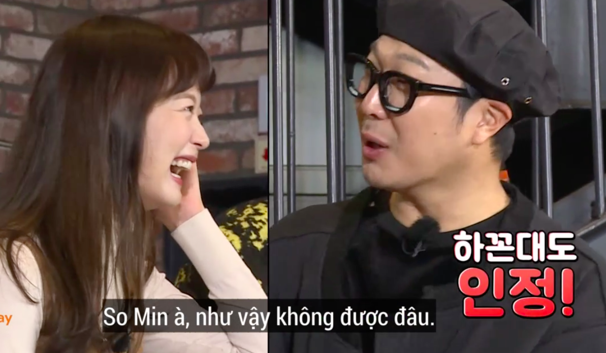 Jeon So Min lại "diễn giả trân" tại Running Man, không ngờ bị chính bạn ...