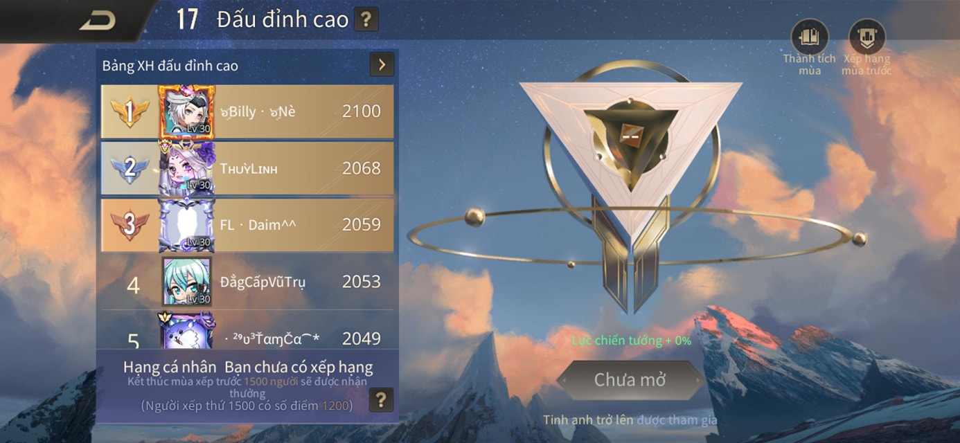 Liên Quân Mobile: Tất tần tật về reset rank mùa 17, skin thưởng hạng đã ...