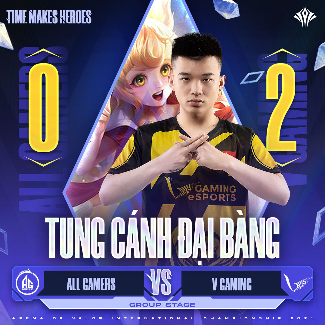 V Gaming thể hiện phong độ hủy diệt với 4 trận toàn thắng, chắc suất ...