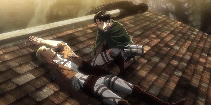 9 màn hi sinh "xé lòng" ở anime Attack on Titan: Mẹ nam chính bị vợ cũ ...