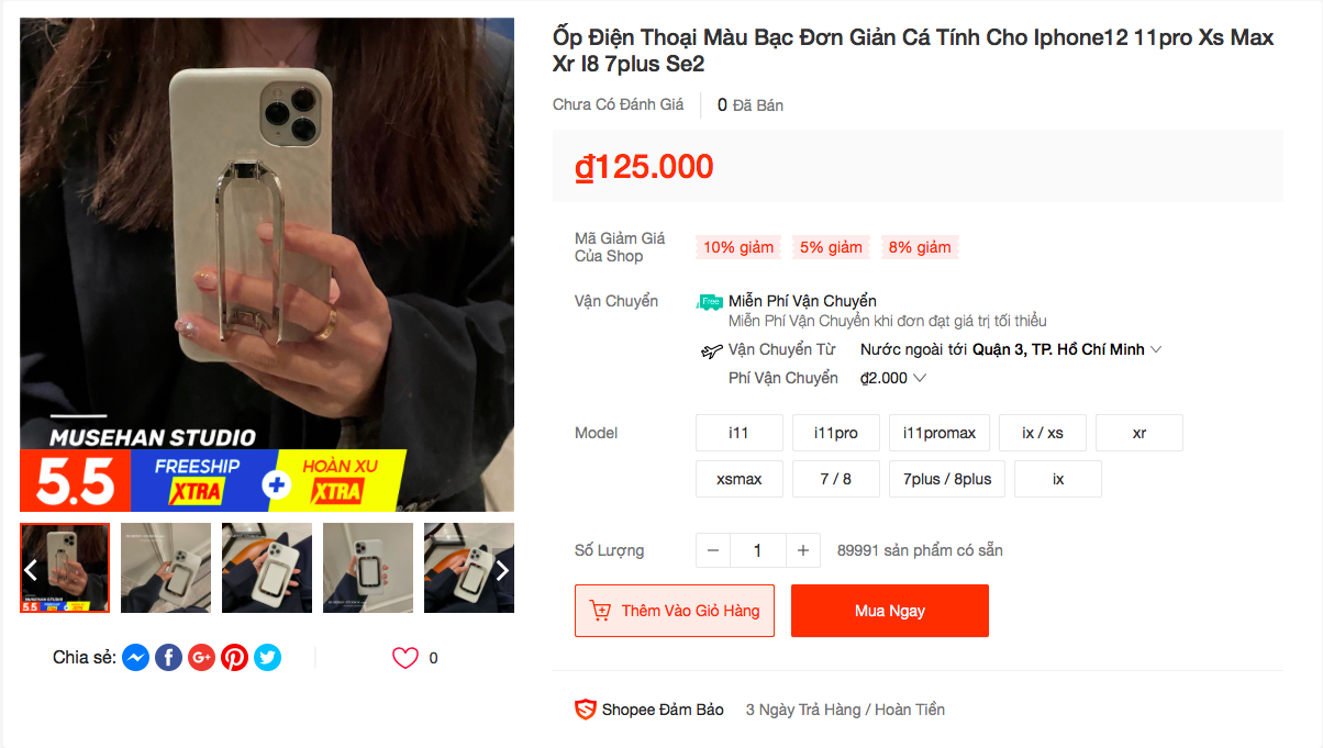 "Cheap moment" ốp điện thoại với Rosé (BLACKPINK), giá siêu rẻ chỉ hơn ...