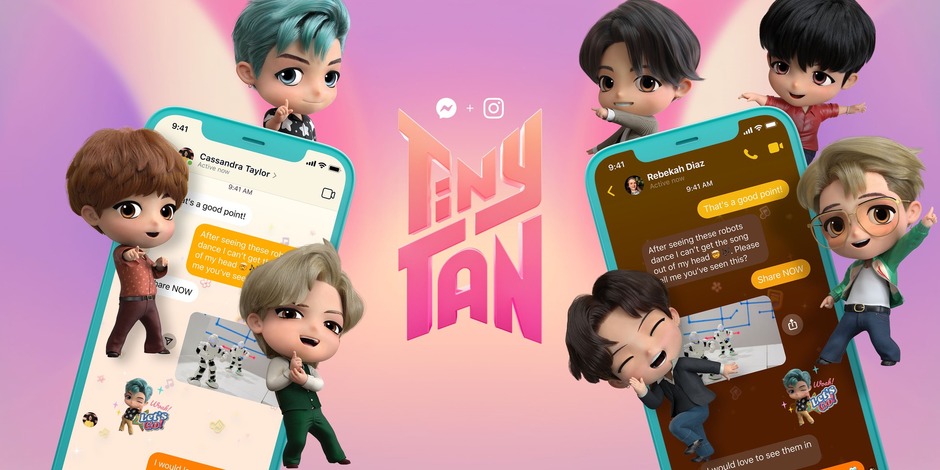 Messenger vừa có thêm theme BTS mới cực xịn xò, ARMY đã thử chưa?