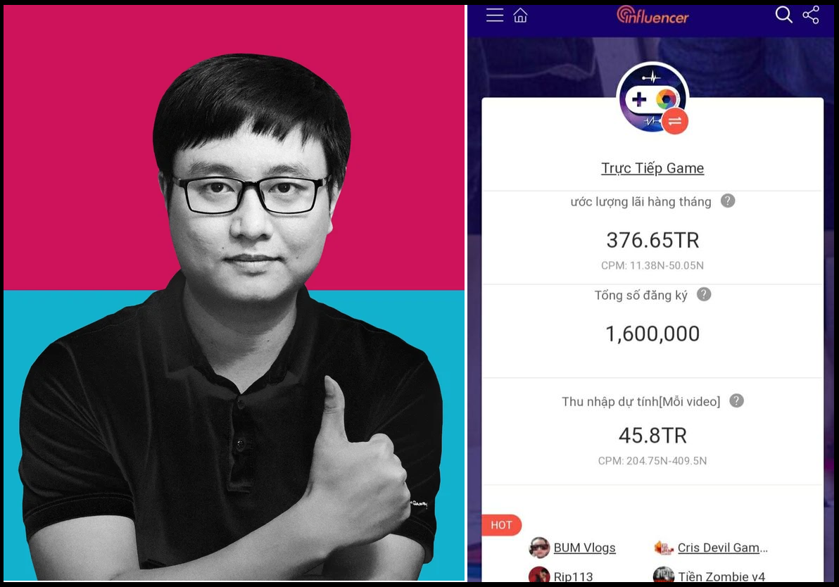 Trực Tiếp Game lộ thu nhập gần 400 triệu/tháng từ YouTube, liệu có phải ...