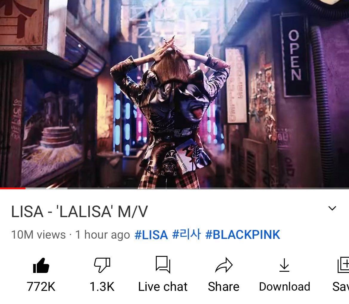 Thành tích Lisa debut solo sau 12h ra mắt MV LALISA