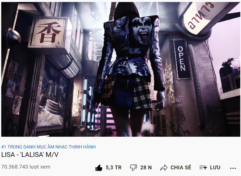 Thành tích Lisa debut solo sau 24h ra mắt