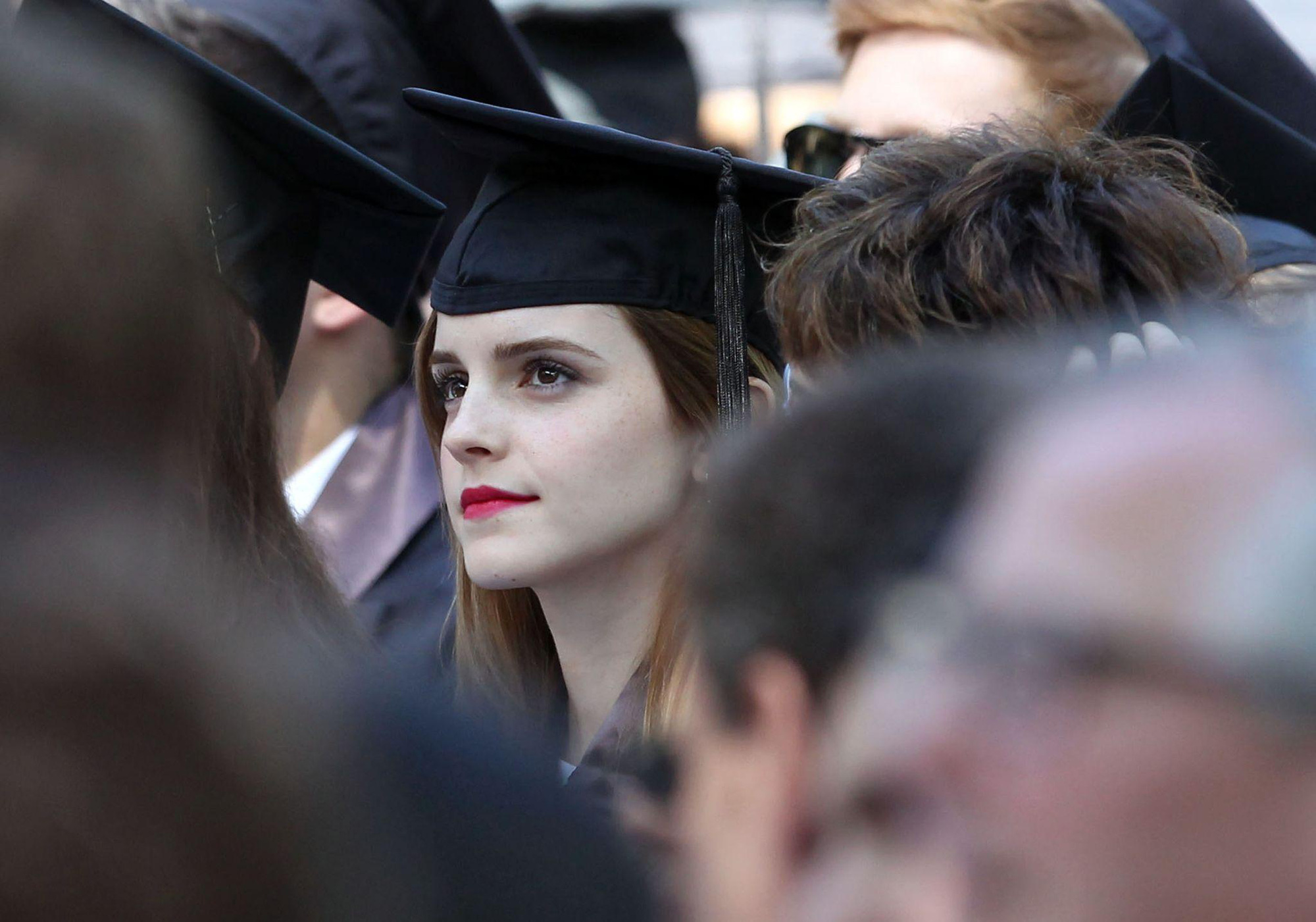 Looking back at Emma Watson's legendary graduation photo: Her dazzling ...