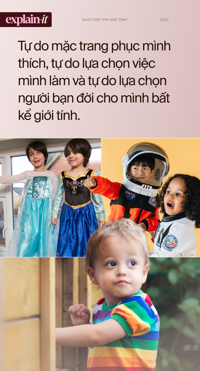 Phong cách nuôi con "phi giới tính" mong muốn phá bỏ định kiến giới ...