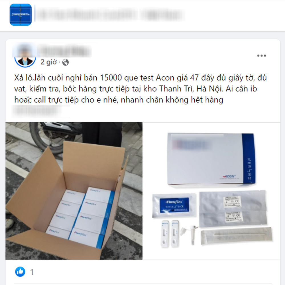 Chợ mạng nhốn nháo kêu gọi "giải cứu" kit test sau màn lao dốc về giá