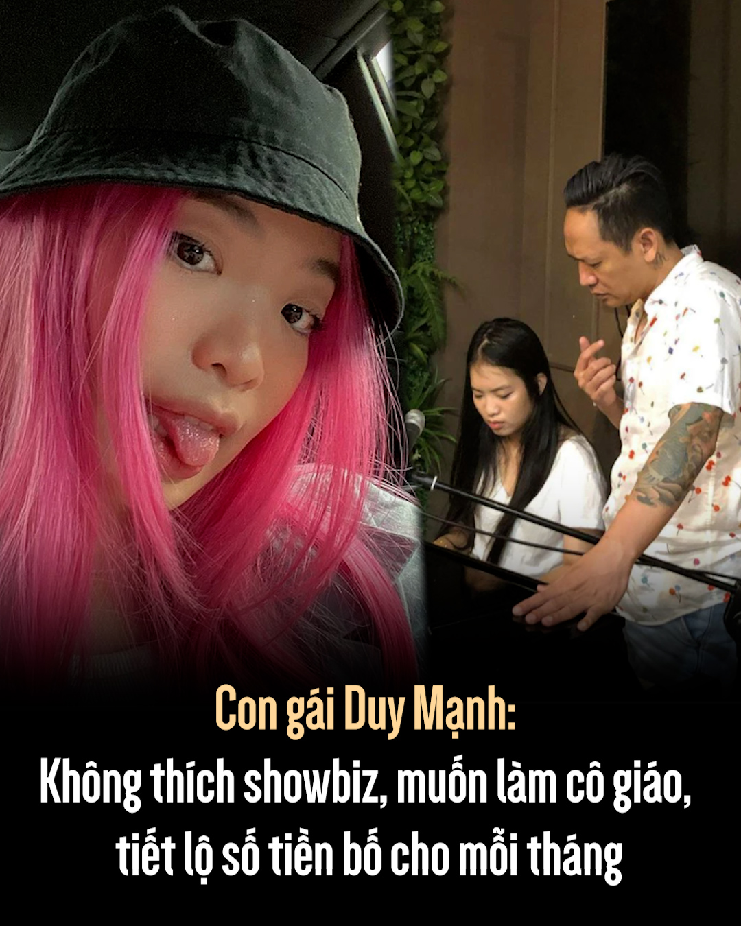 Con gái Duy Mạnh: Không thích showbiz, muốn làm cô giáo, tiết lộ số ...